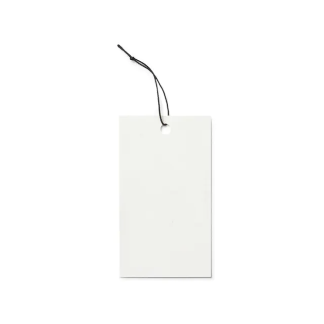 Rectangle White Label Tag Mockup